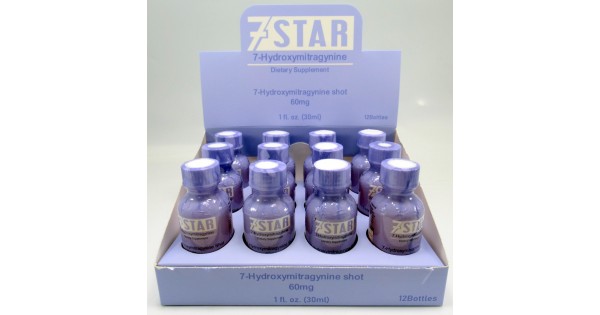 7-Hydroxy : 7 Star 7-Hydroxymitragynine Extract Shots (12 Pack)(30ml)(12ea)(CASE)
